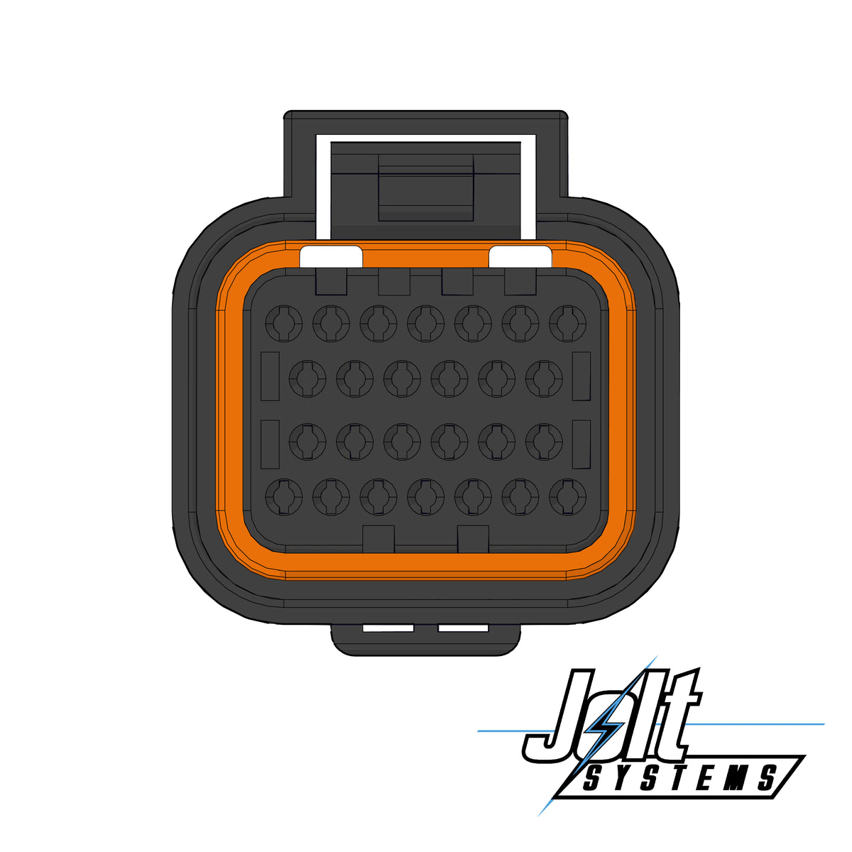 ECU Connector Kit - SuperSeal 1.0 26pos Key D, Holley J4 & More – Jolt ...