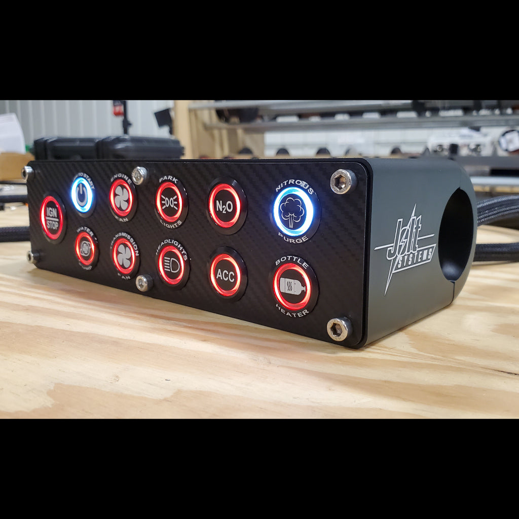 Roll Bar Mount Switch Box - 11 Button, Pre-Wired – Jolt Systems